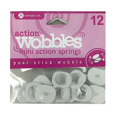 Hampton Art Action Wobbles Mini 12 Pieces Action Wobbler Wobble Kit
