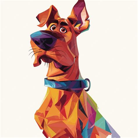 Premium Vector Scoobydooillustrationforprintreadydesign
