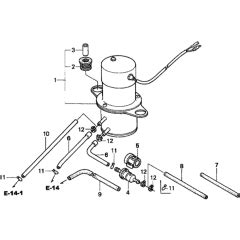 Honda Gx360k1 Ga01 Engine Parts Honda Gx360 Spare Parts Honda Gx