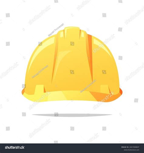 Construction Helmet Protection Safety Helmet Vector Stock Vector