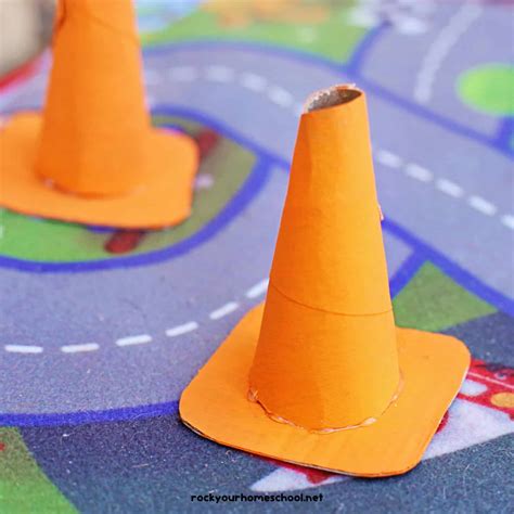 Traffic Cone Craft How To Make For Terrific Fun Rock Your Homeschool