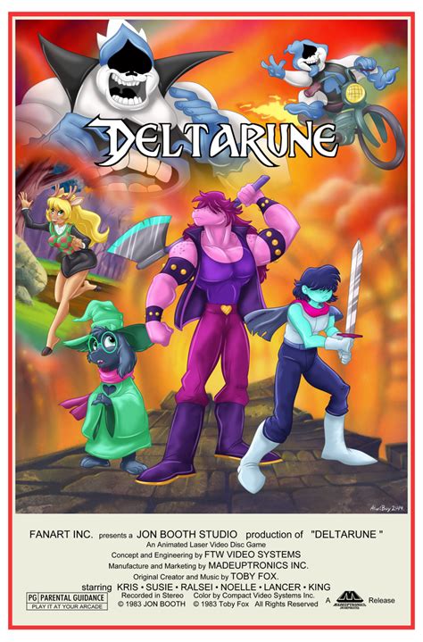 Deltarune 1983 Arcade Poster By Atariboy On Newgrounds