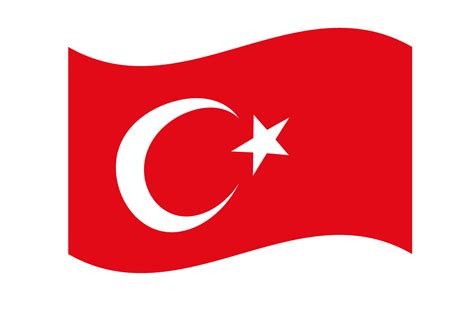 Fluttering Turkish Flag Icon Vector 26729707 Vector Art At Vecteezy