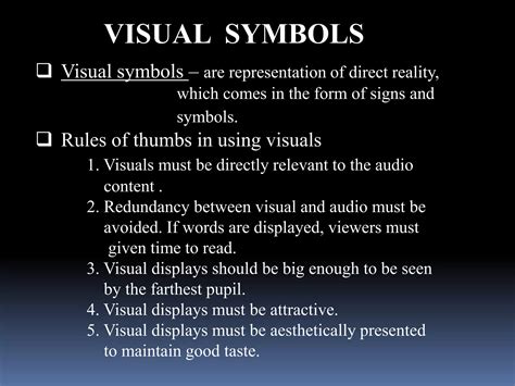 Visual Symbols Pptx