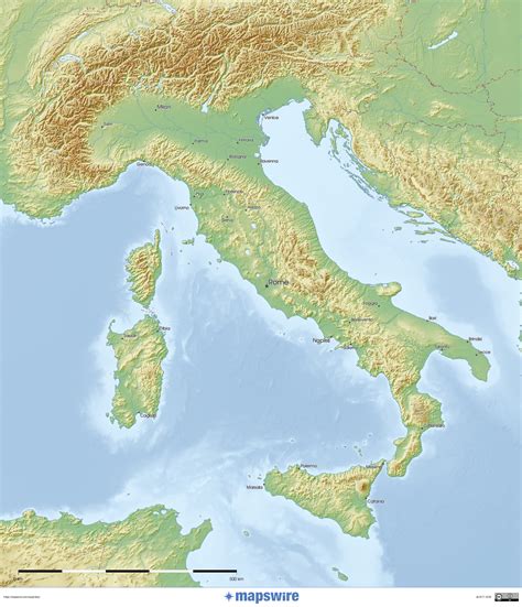 Free Maps Of Italy Mapswire