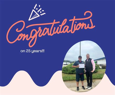 Congratulations To Darrel Wright Thank You For Your Service Castellini Company