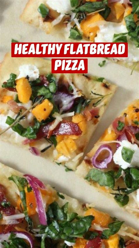 Healthy Flatbread Pizza Recipe