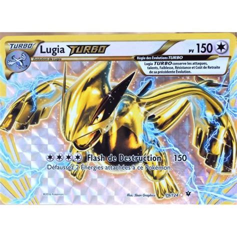Carte Pokémon 79 124 Lugia Turbo 150 Pv Xy Impact Des Destins Fr