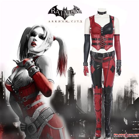 Harley Quinn Arkham Asylum Cosplay Costume