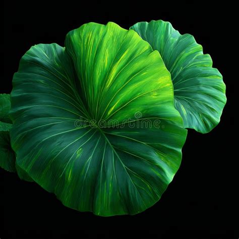 The Elegant Curve Of The Leaf Paired With Its Natural Fold Stands Out