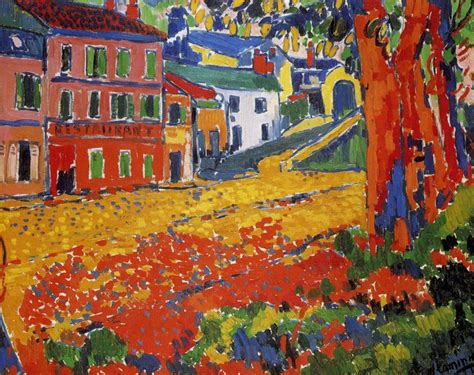 Vlaminck Maurice De 1905c Restaurant La Machine At Bougival