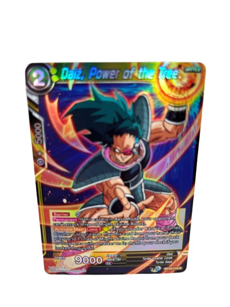 Dragon Ball Z Tcg Daiz Power Of The Tree Saiyan Showdown Appleby Games