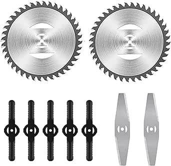 6 Inch Weed Wacker Blades With 2 Alloy Saw Blade 2