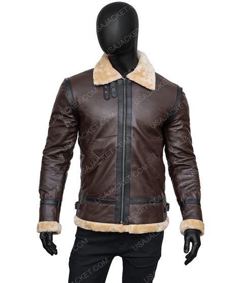 Resident Evil 4 Remake Leon Kennedy Shearling Leather Jacket