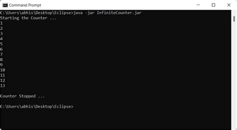 how to continuously run a java program until the enter key is pressed