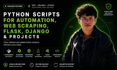 Create Python Scripts For Automation Web Scraping Flask Django And