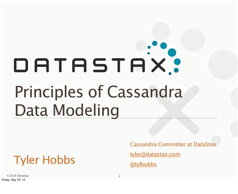 Principles Of Cassandra Data Modeling Speaker Deck