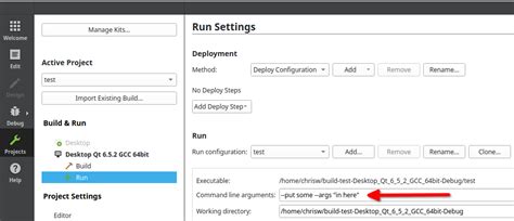 How To Send Args To Qt Application From Qt Creator Qt Forum