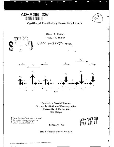 Pdf Ventilated Oscillatory Boundary Layers