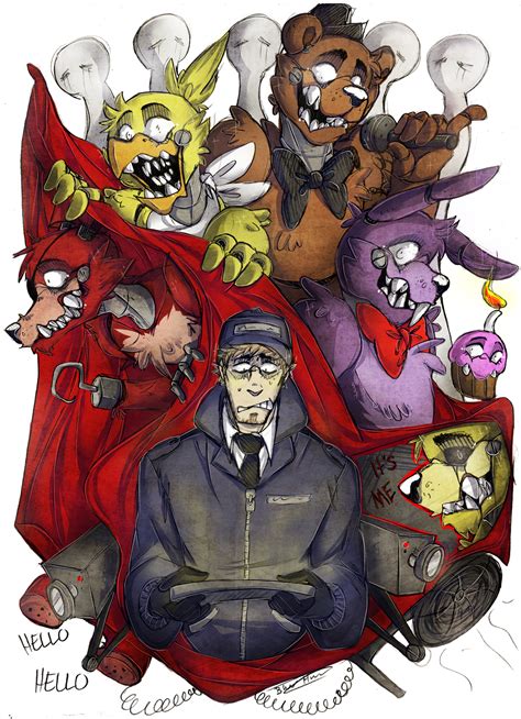 Five Nights At Freddys By Blasticheart On Deviantart