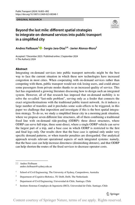 Pdf Beyond The Last Mile Different Spatial Strategies To Integrate