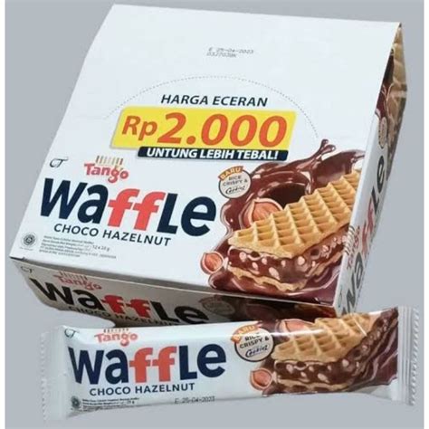Jual Tango Waffle Choco Hazelnut Isi 12 Pcs 25gr Shopee Indonesia