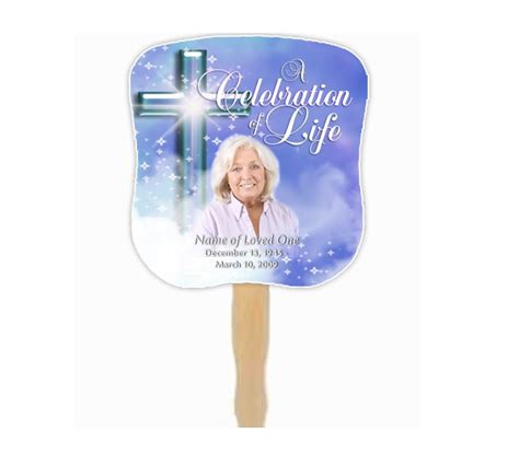 Design And Templates Templates In Loving Memory Memorial Fan Funeral Fan