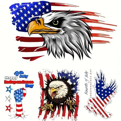 Patriotic American Flag Car Sticker Show Pride Fashionable Temu