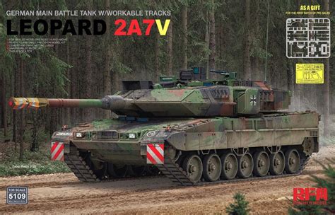 Rye Field Model 5109 135 Leopard 2a7v W Workable Tracks