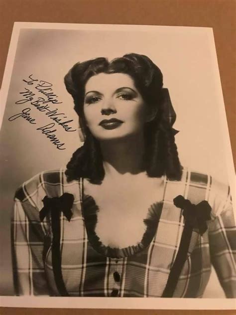 Actress Jane Poni Adams Pic Autographed With No Reserve 2147715815