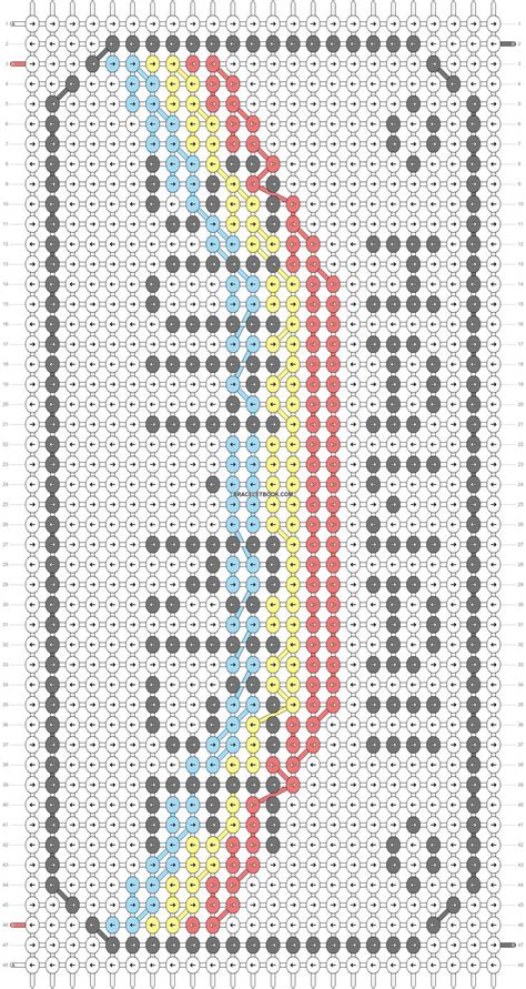 Alpha Pattern 40856 Diy Friendship Bracelet Tutorial