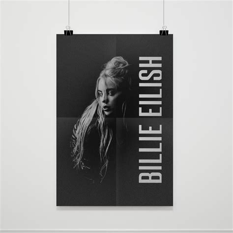 Billie Eilish Pose Poster