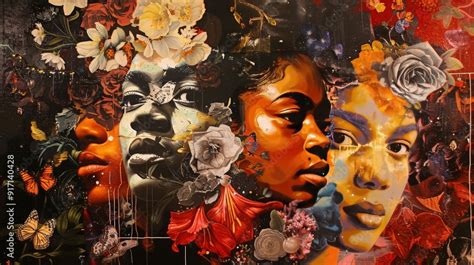 Imagine A Gallery Exhibition Showcasing Artwork That Explores Themes Of
