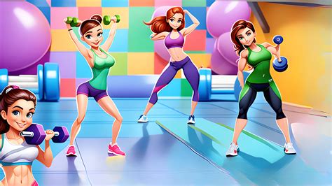 Idle Princess Workout Fitness Girl Games Dance And Play In Gym Games