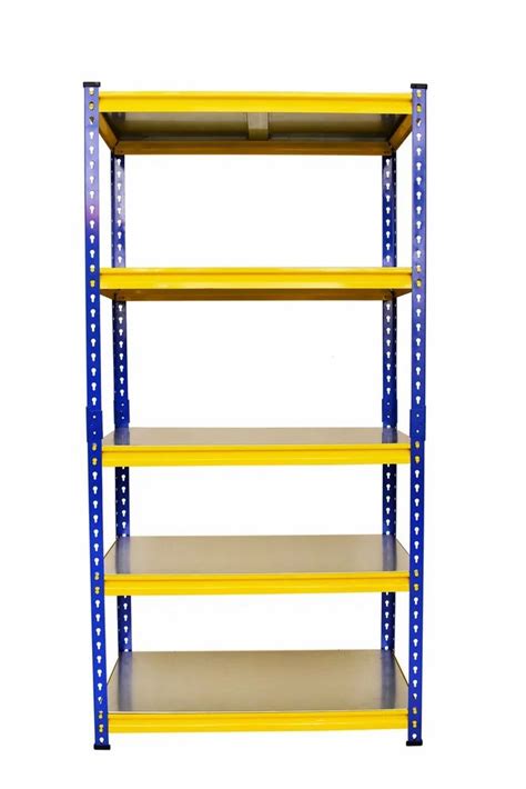 Boltless Multipurose Rivet Rack Yellow Blue Metal Gi Shelf At ₹ 3200piece असेंबली