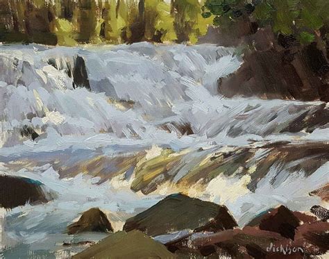 Forrest Dickison Mcdonald Falls — Montana Gallery Plein Air
