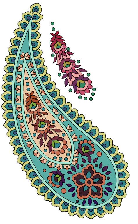 Paisley Art Print Design Art Paisley Drawing