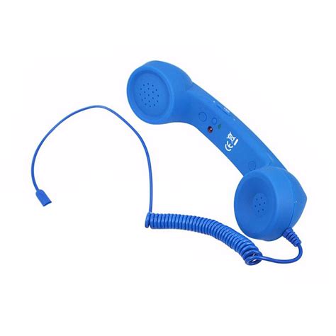 Ruhuadgb 35mm Retro Mobile Phone Cellphone Receiver Telephone Handset With Microphone