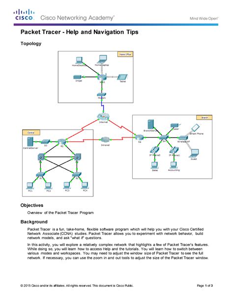 1 2 4 4 packet tracer help and navigation tips © 2015 cisco and or