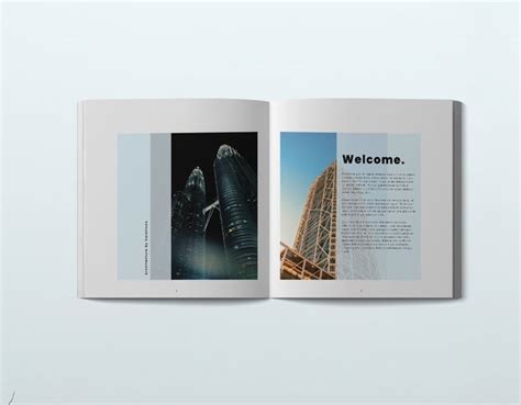 Square Architecture Portfolio Print Templates Ft Architecture And Business Envato