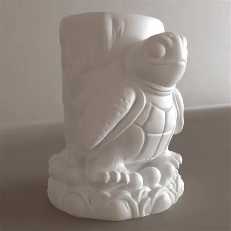 3d Printer Files 3mf File Cute Turtle Pot 3d Stl File For Planter