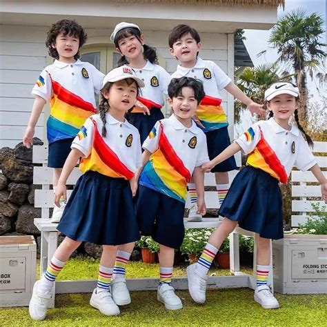 Día De Los Niños Traje De Los Niños De La Escuela Primaria Uniforme De