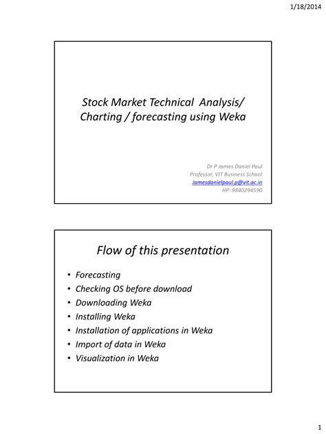 Pdf Stock Market Technical Analysis Charting Forecasting Using