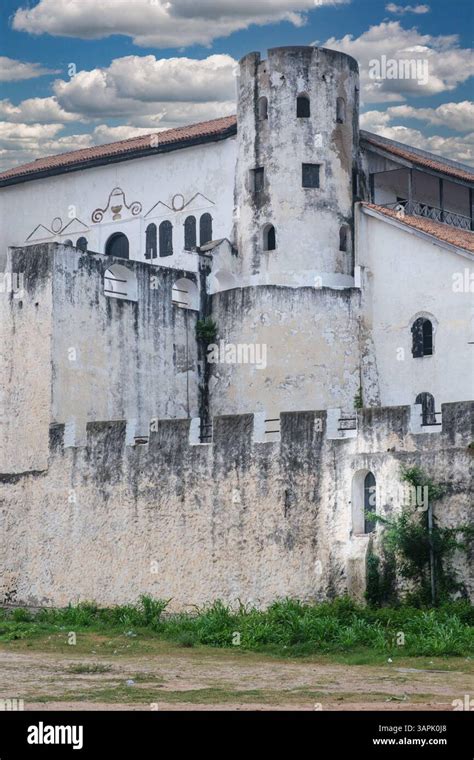Ghana Elmina Door Of No Return St George Castle A Wooden Walkway