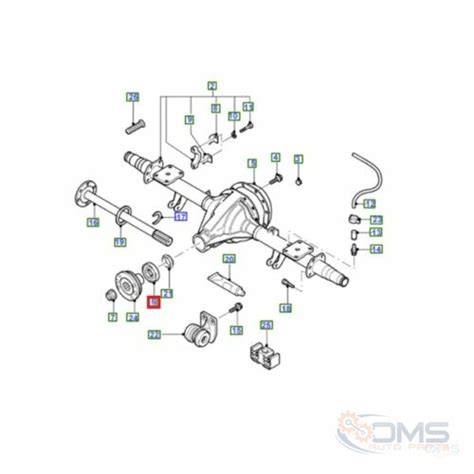 Transit Rear Diff Seal Oms Auto Parts