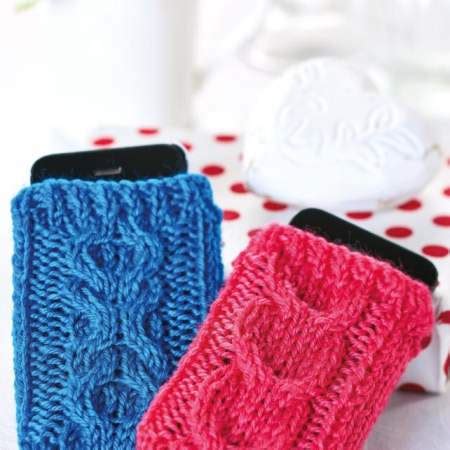 Phone Covers Knitting Patterns Lets Knit Magazine