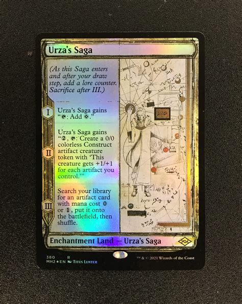 Urzas Saga Foil Showcase Mtg Proxy Modern Horizons 2 Proxy King
