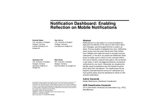 Pdf Notification Dashboard