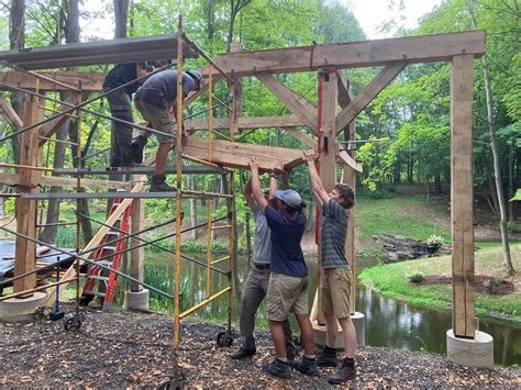 Timber Frame Workshop Lancaster County Timber Frames Inc