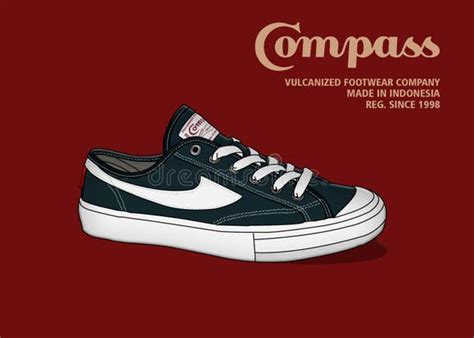 Compass Shoes Brand From Indonesia Editorial Stock Image Illustration